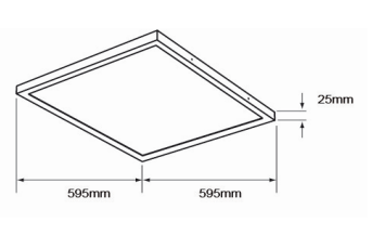 LTLLED-01/32/40 tecnolite Panel led empotrable 60x60 32w [En oferta]