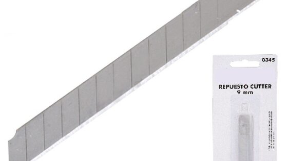 Comprar Repuesto cutter 9 mm Precio Barato (10 piezas)